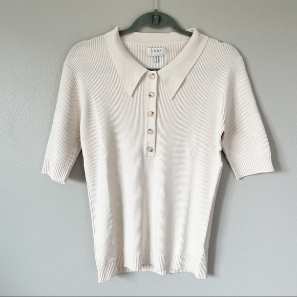 NORR | Tops | Norr Chelsea Knit Top Peterpan Chelsea Collar | Poshmark